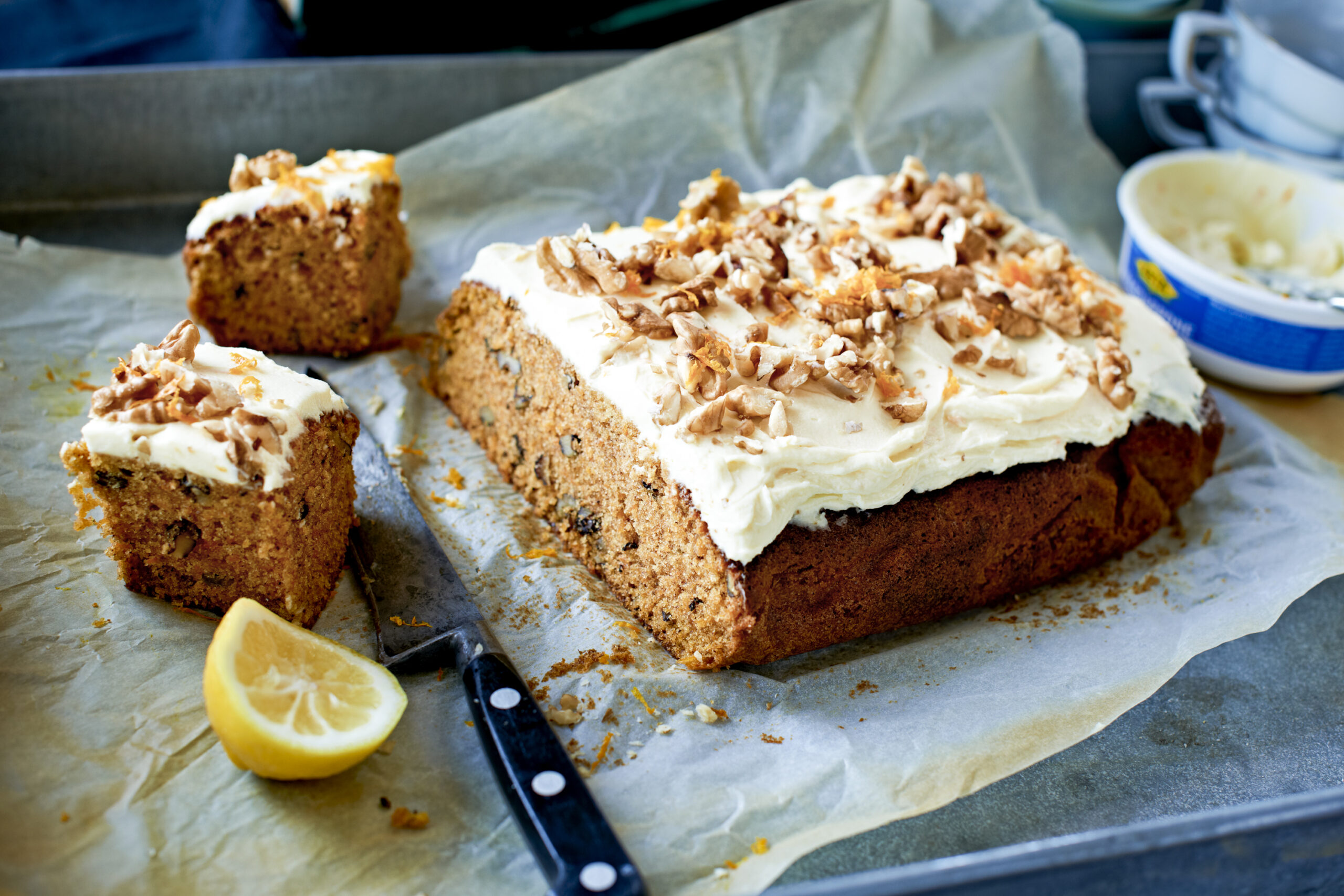 Morotskaka med mascarponekräm | Recept - Zeta