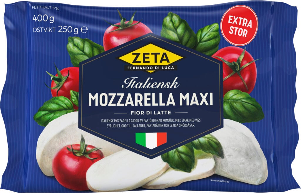 Mozzarella italiensk Maxi – Zeta