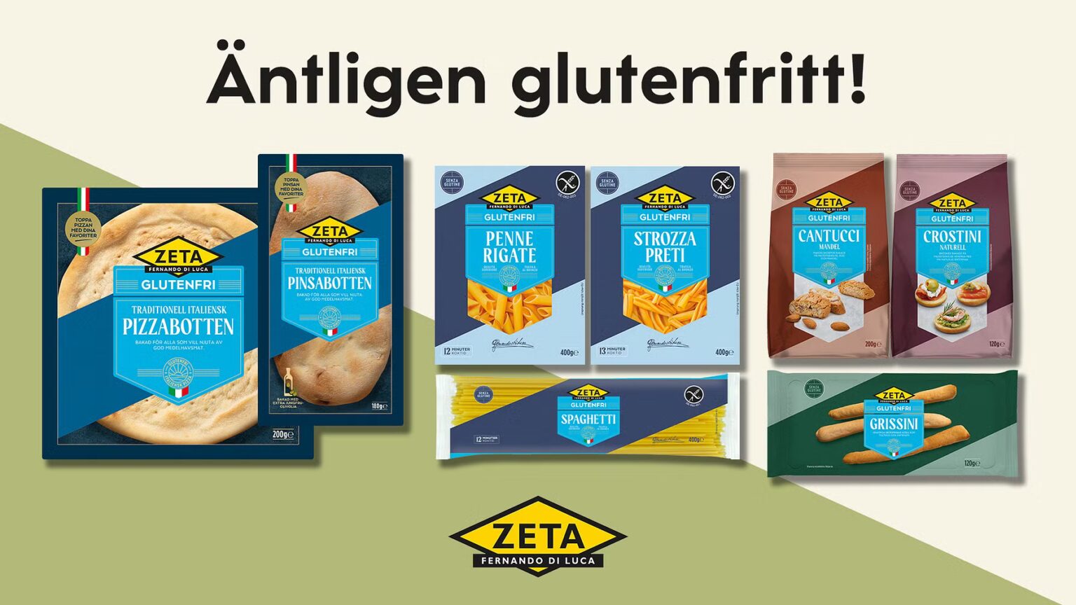Nytt glutenfritt sortiment från Zeta – för alla matälskare – Zeta